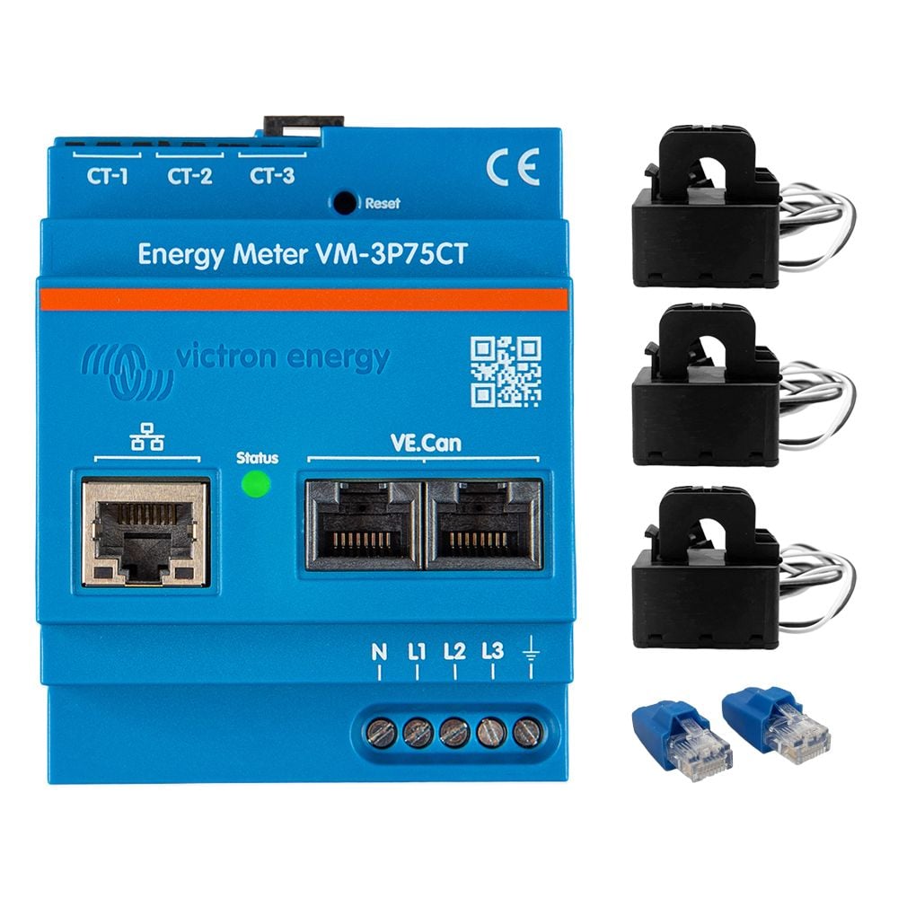 Victron VM-3P75CT Energy Meter 3-phase electricity meter incl. 75A ...