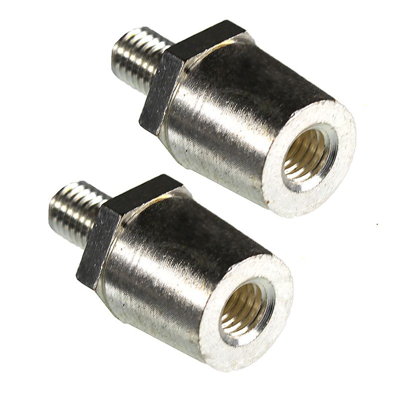Battery terminal adapter pair with M6 external thread