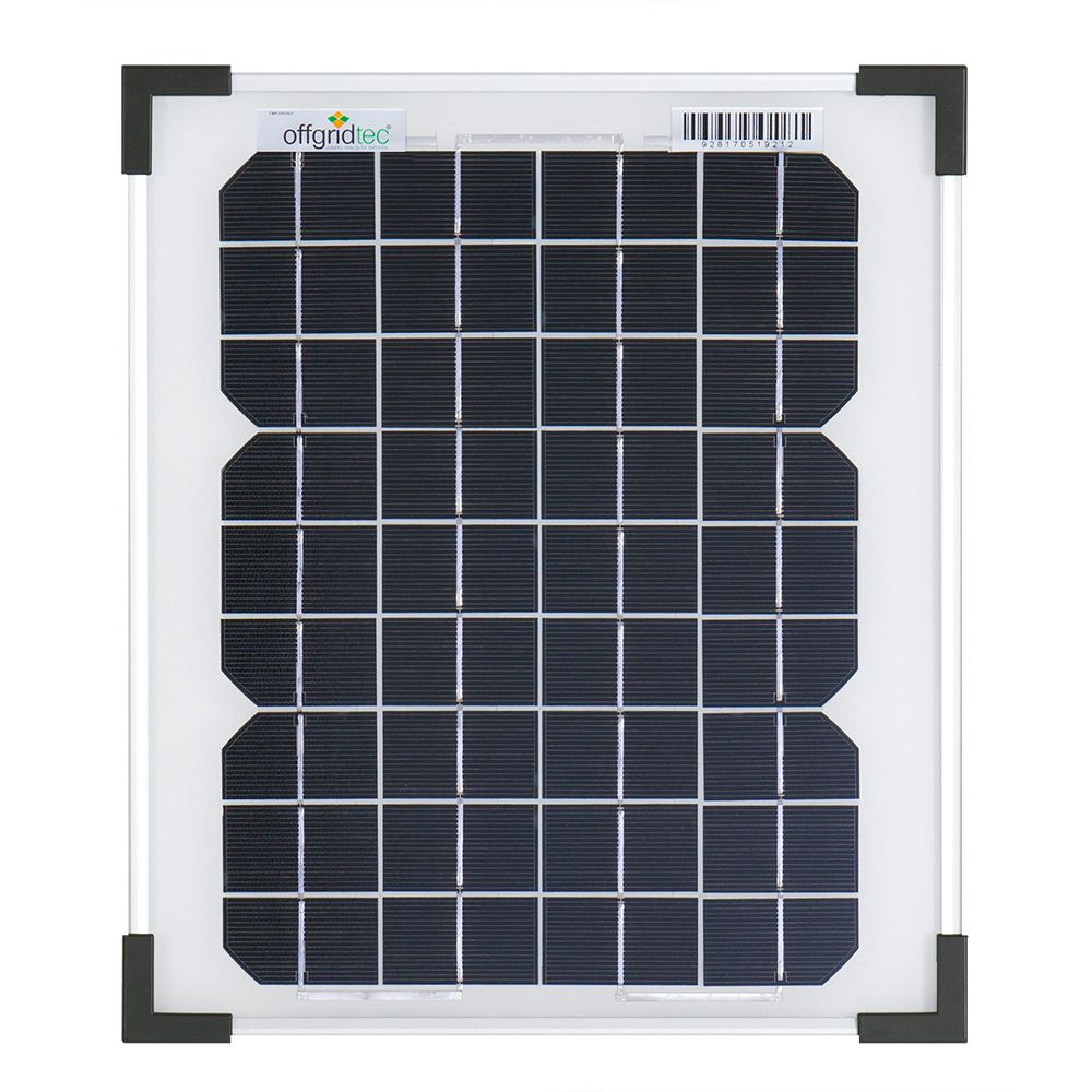 Offgridtec® 10W MONO 12V solar panel