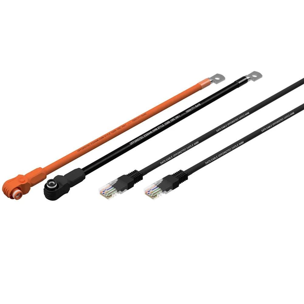 4x Pylontech US2000C LiFePO4 48V + brackets + connection cable 9.6kWh ...