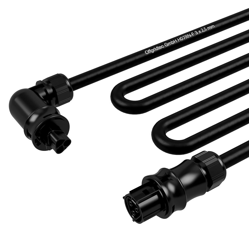 15m Plug & Play Verbindung Microwechselrichter zu Einspeisesteckdose ...